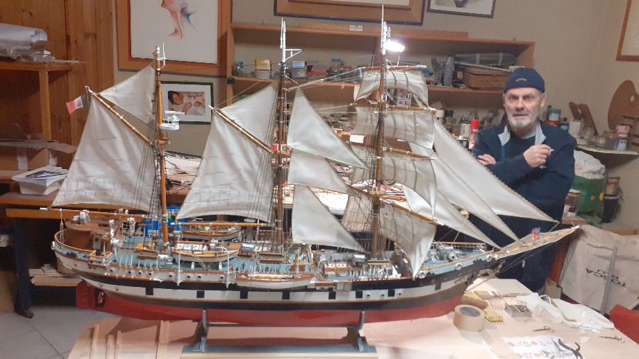In mostra al Muma di Anzio il modellino della Nave Scuola "Palinuro ...