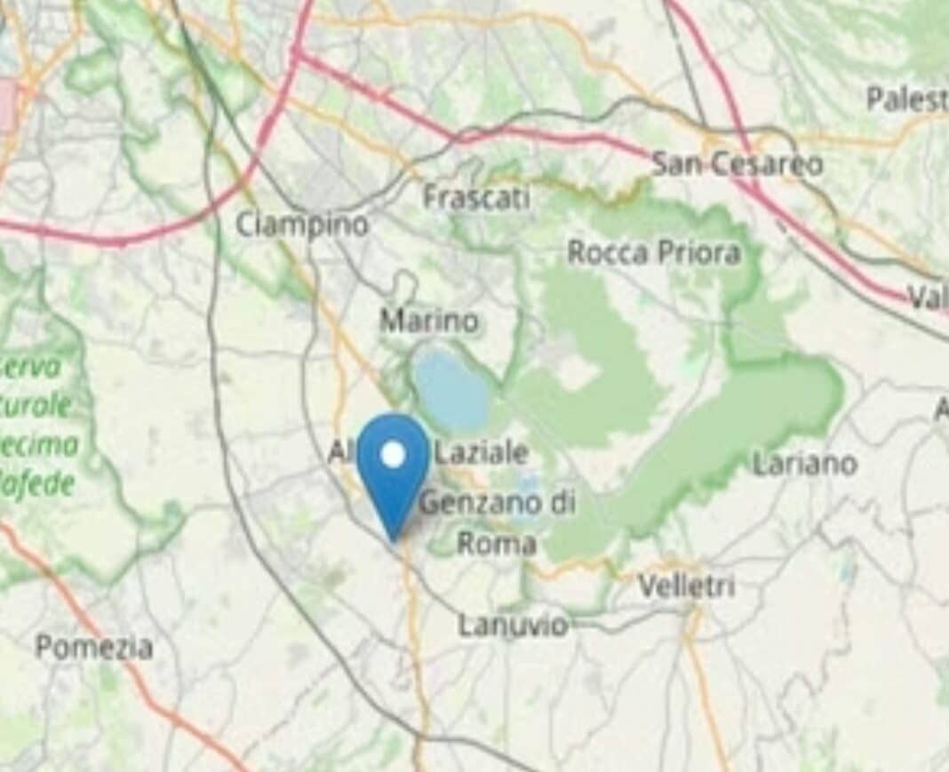 Scossa di terremoto di magnitudo 2.6 ai Castelli romani epicentro ...